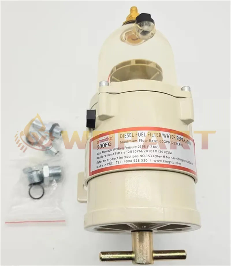 Diesel Filtration 60GPH 30 MIC RAC 500FG30 for Racor Turbine 500 Series